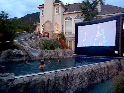 A Poolside Cinema Experience With Your Open Air Cinema Outdoor Movie ...