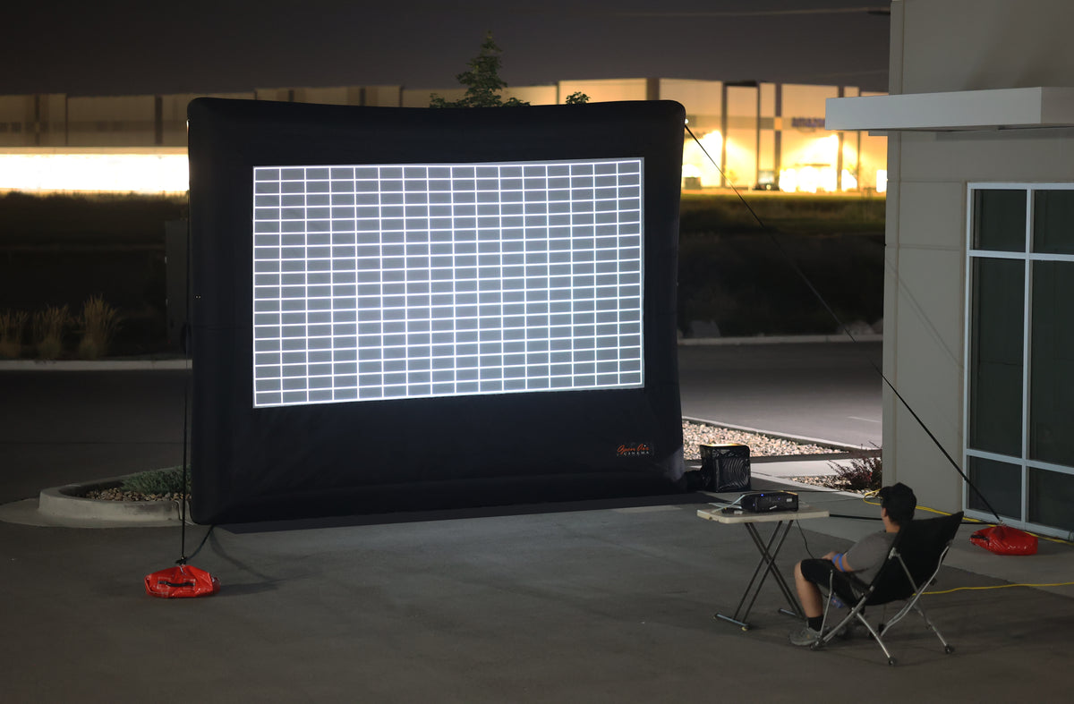 Optoma Test Grid. Easily setup your projected image – Open Air Cinema